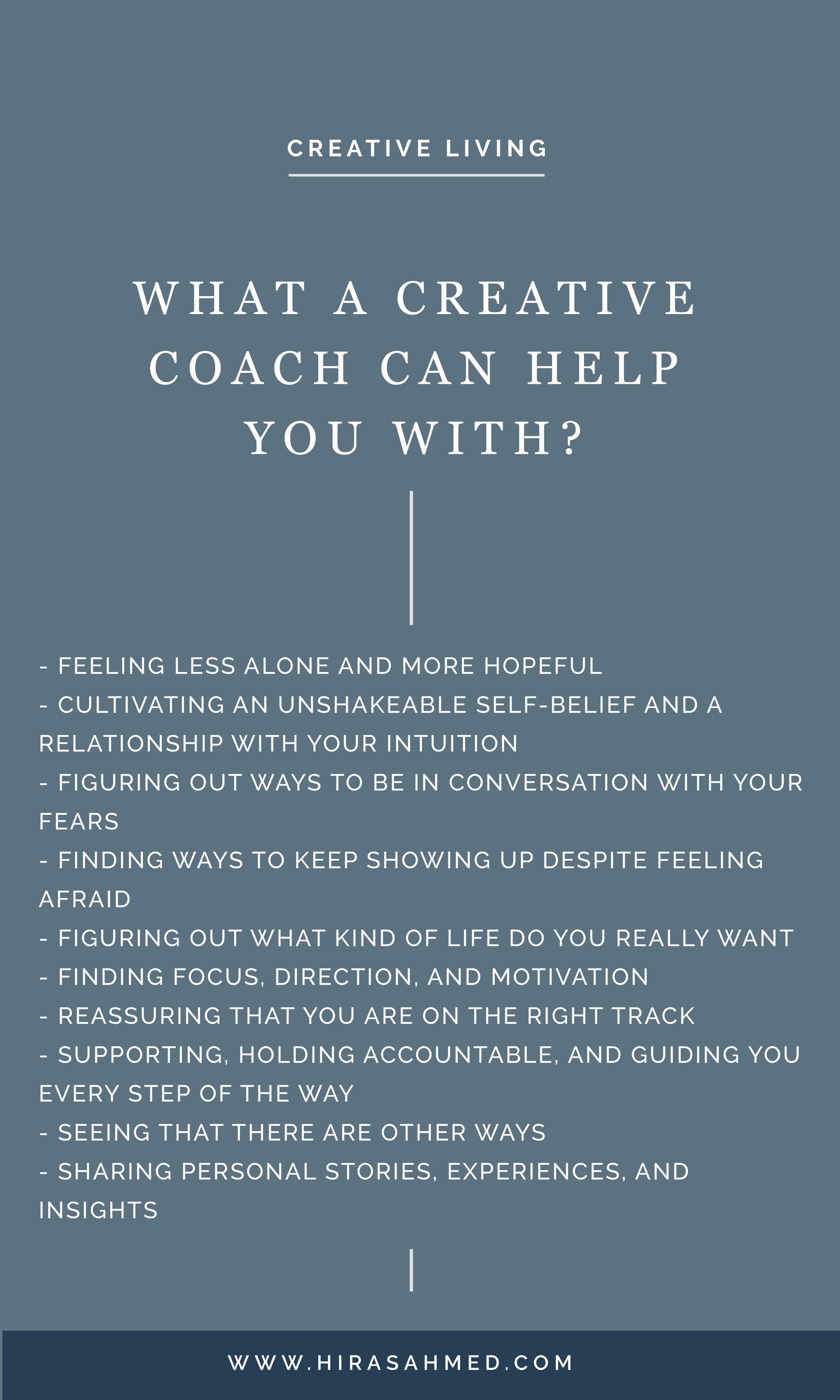 What A Creative Coach Can Help You With